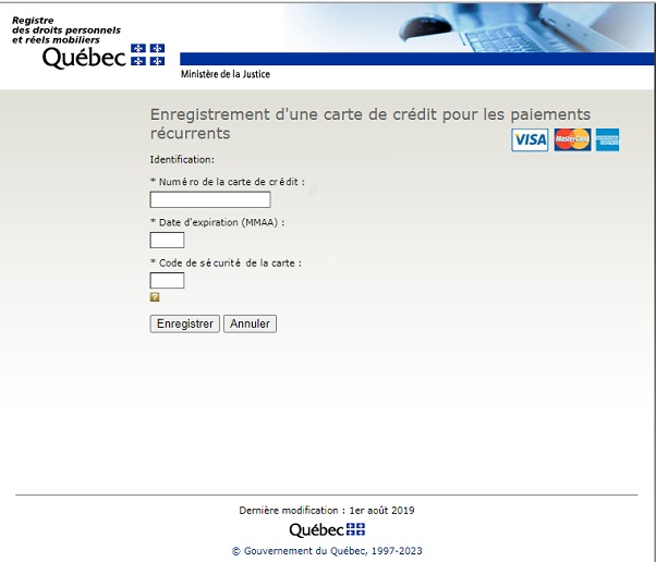 01 Mode de paiement ou gratuité